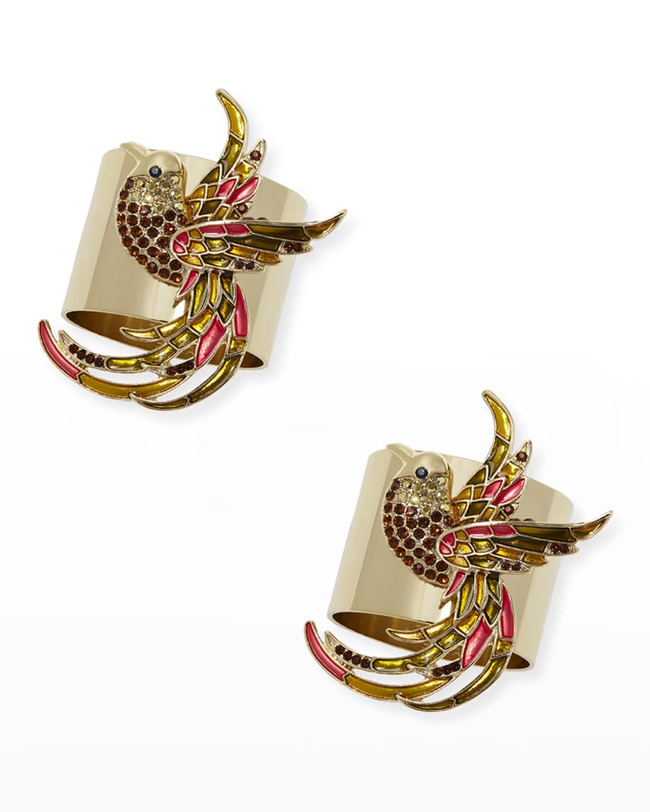 Joanna Buchanan Joyful Bird Napkin Rings, Set of 2 | Neiman Marcus