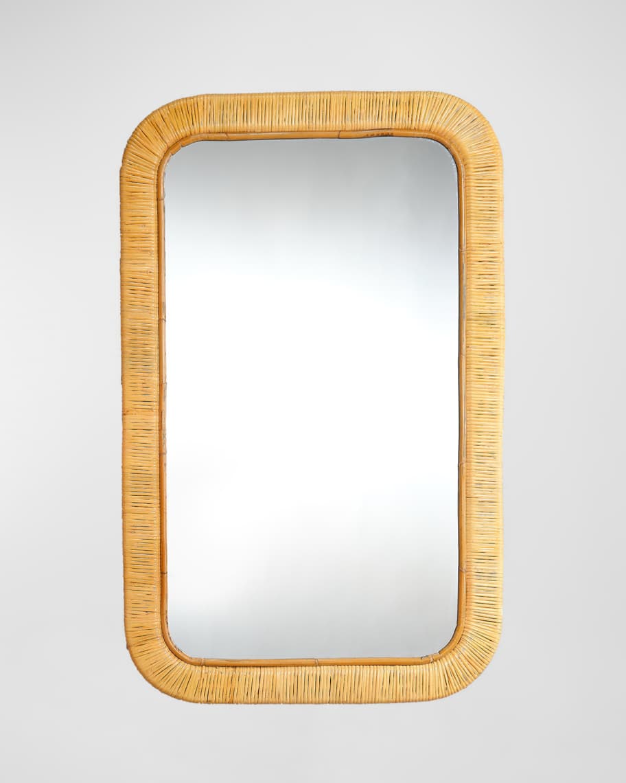 Jamie Young Kai Rectangle Rattan Mirror | Neiman Marcus