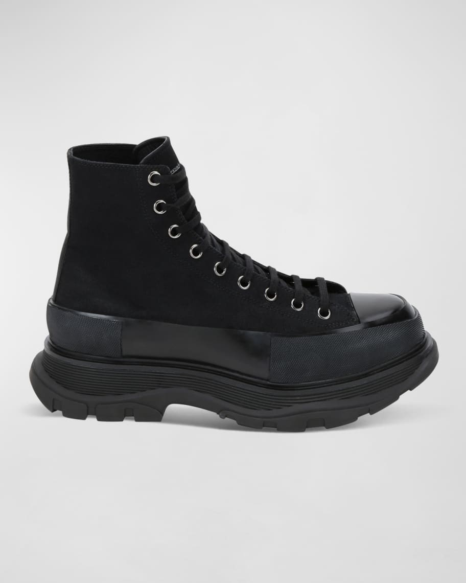 McQueen Men's Tread Slick Boots | Neiman Marcus