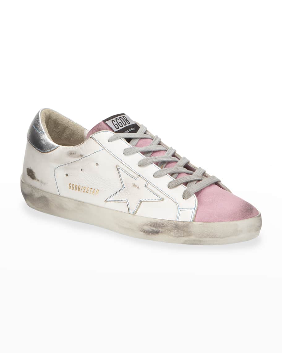 Golden Goose Superstar Contrast Sneakers | Neiman Marcus