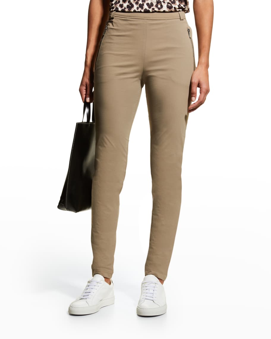 Anatomie Marisa Side-Zip Skinny Pants | Neiman Marcus