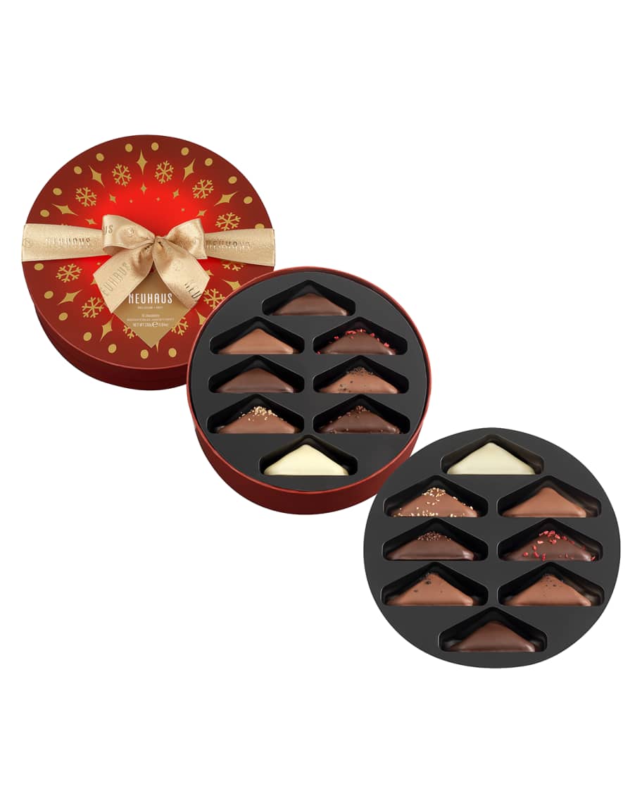 Neuhaus Chocolate 16-Piece Winter Irresistible Round Box | Neiman Marcus