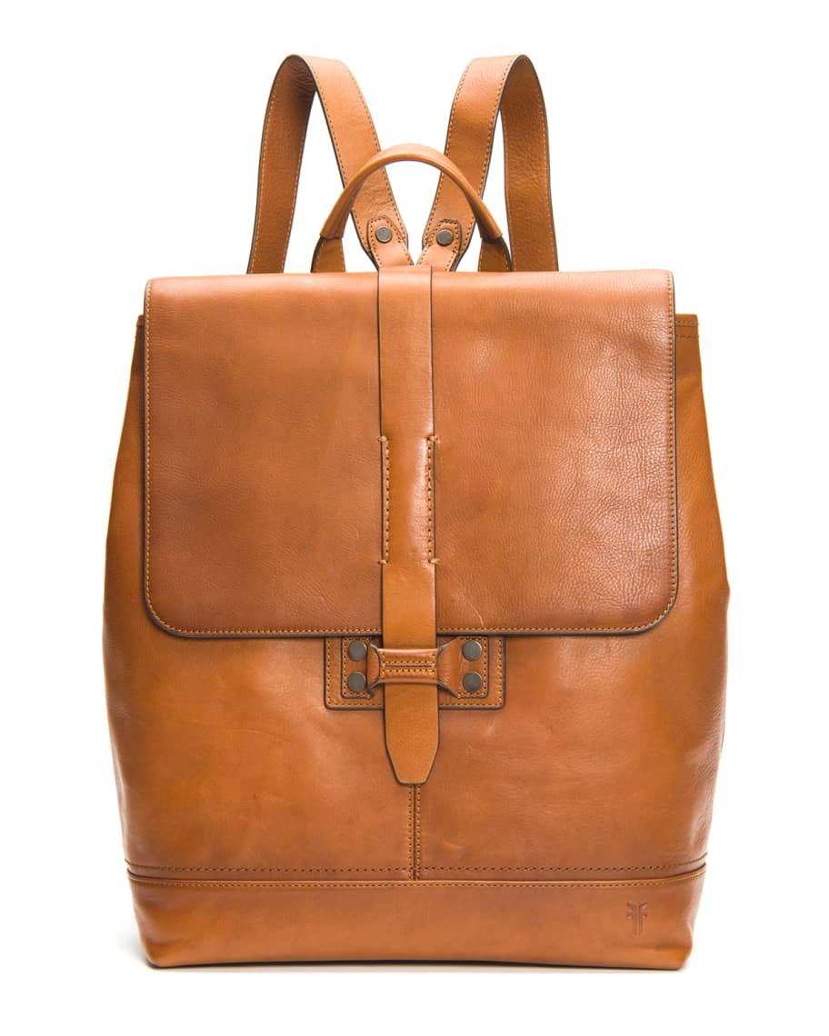 Frye Men's Bowery Leather Backpack | Neiman Marcus