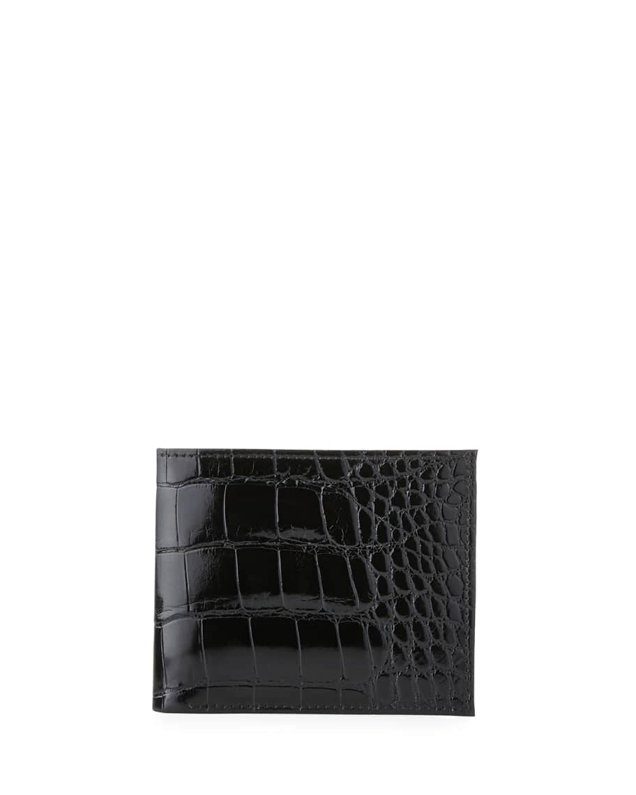 Abas Men's Slim Alligator Bifold Wallet | Neiman Marcus