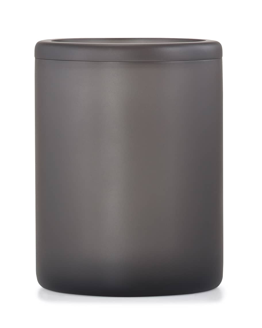 Labrazel Dome Matte Smoke Wastebasket | Neiman Marcus