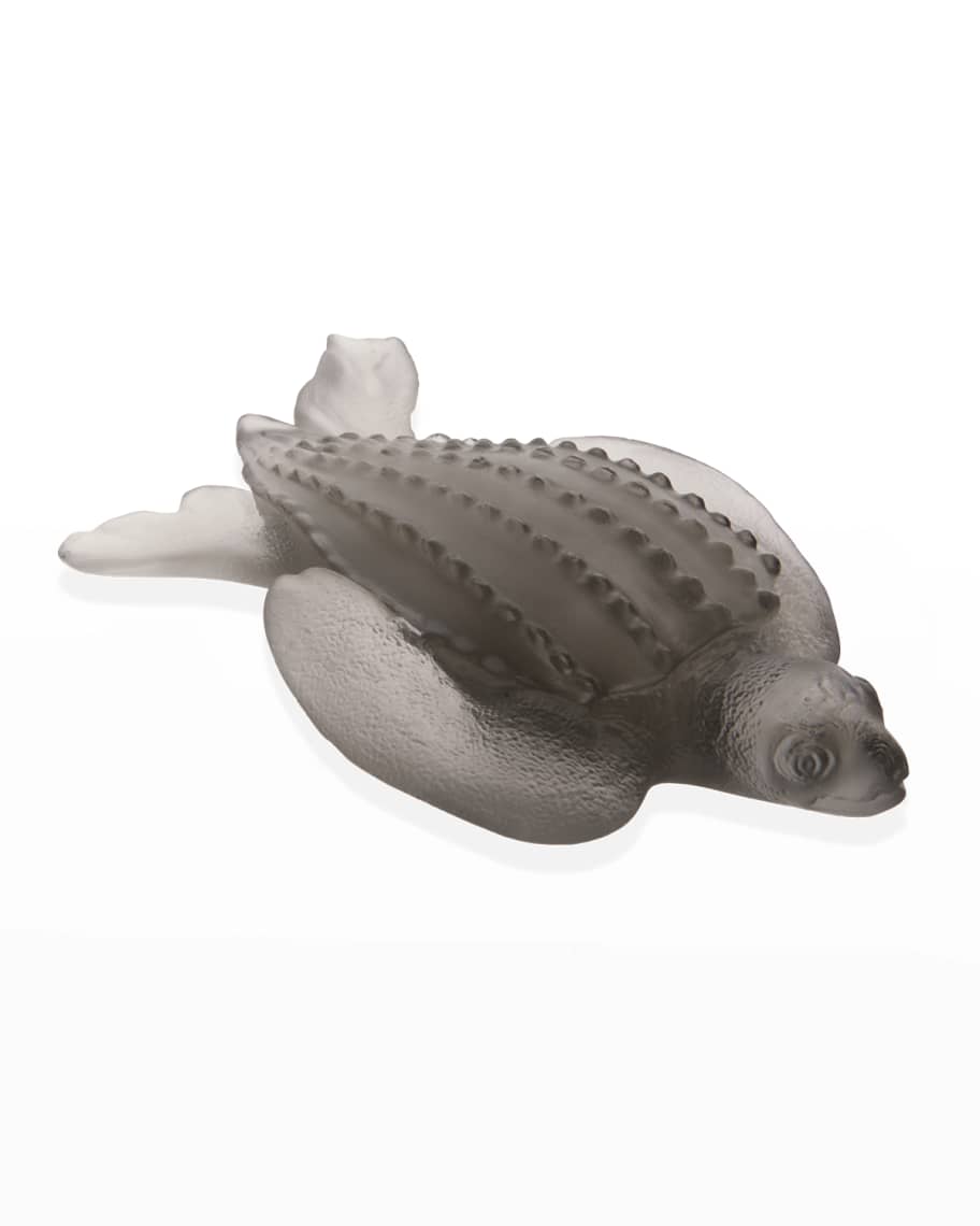 Daum Leatherback Turtle Figurine | Neiman Marcus