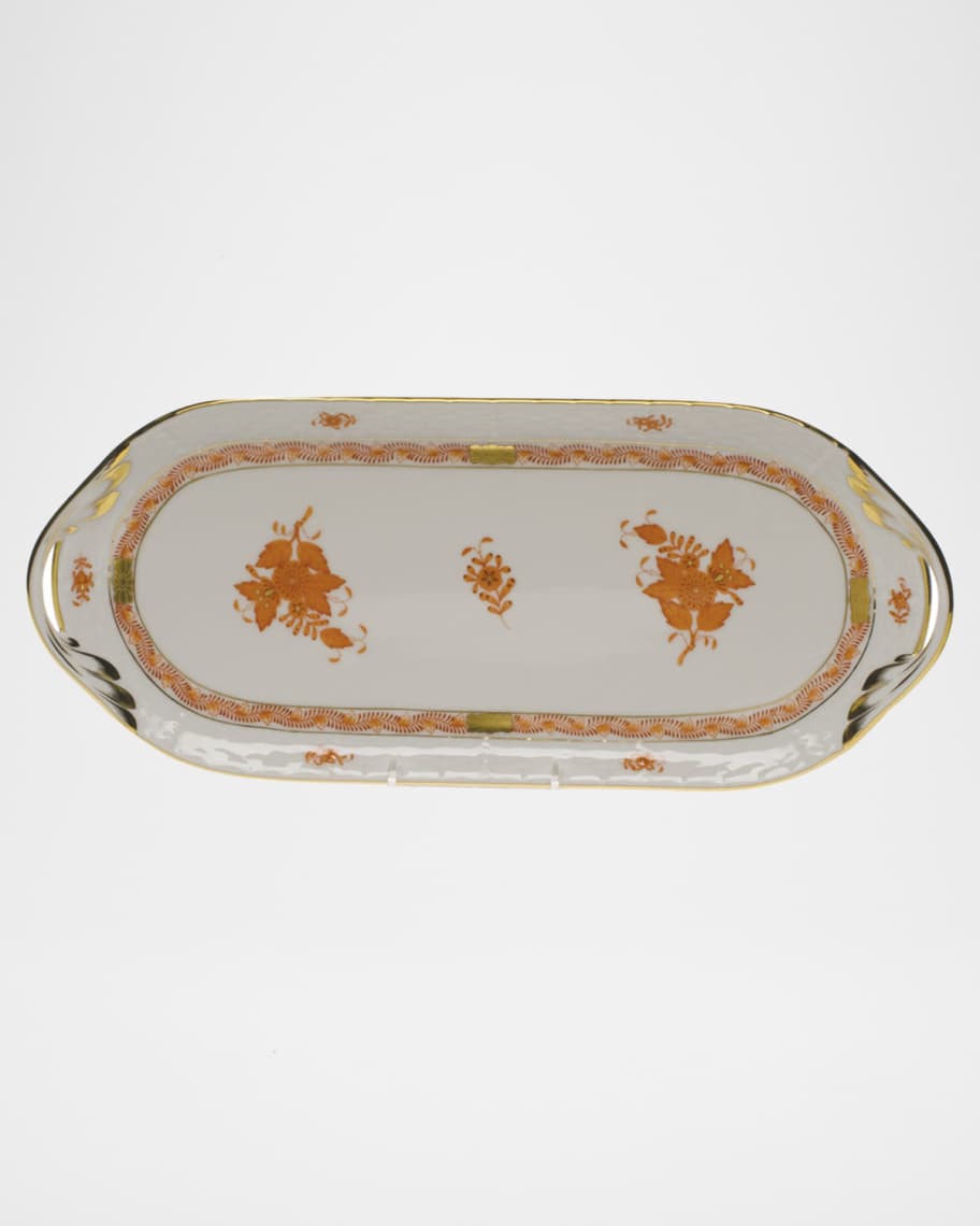 Herend Chinese Boutique Rust Sandwich Tray | Neiman Marcus