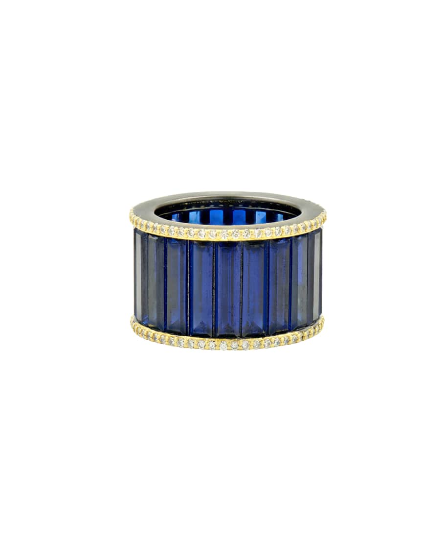 Freida Rothman Baguette Cigar Band Ring, Size 6 | Neiman Marcus