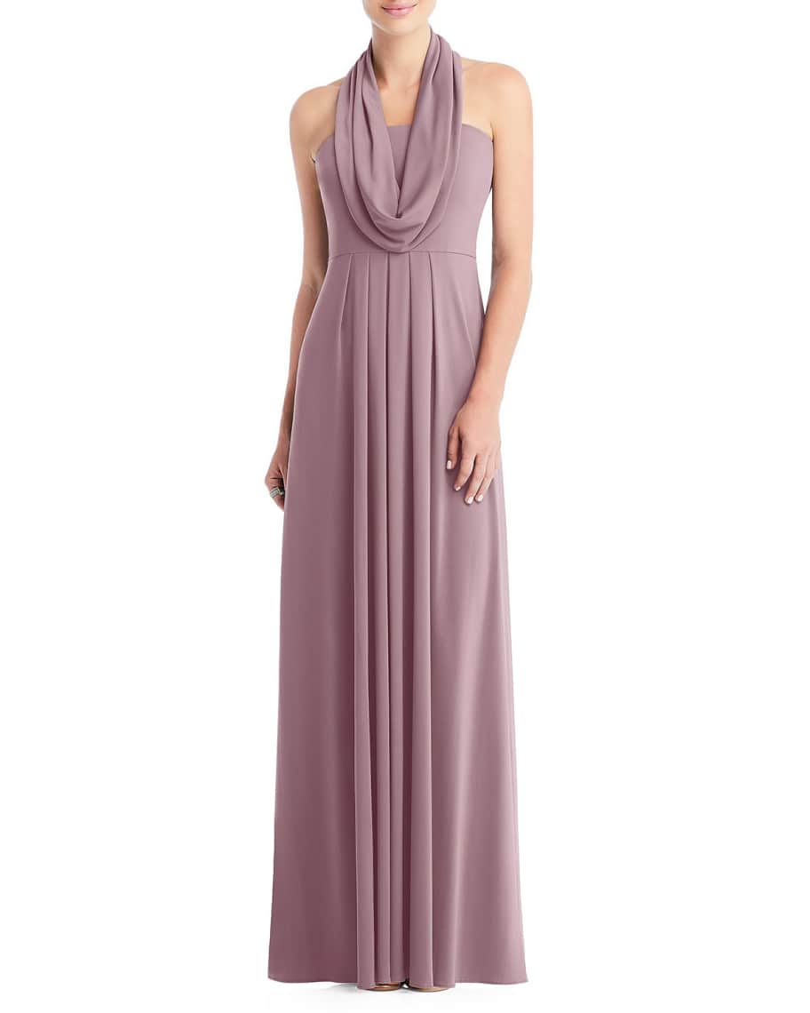 Dessy Collection Long Multi-Way Loop Dress | Neiman Marcus