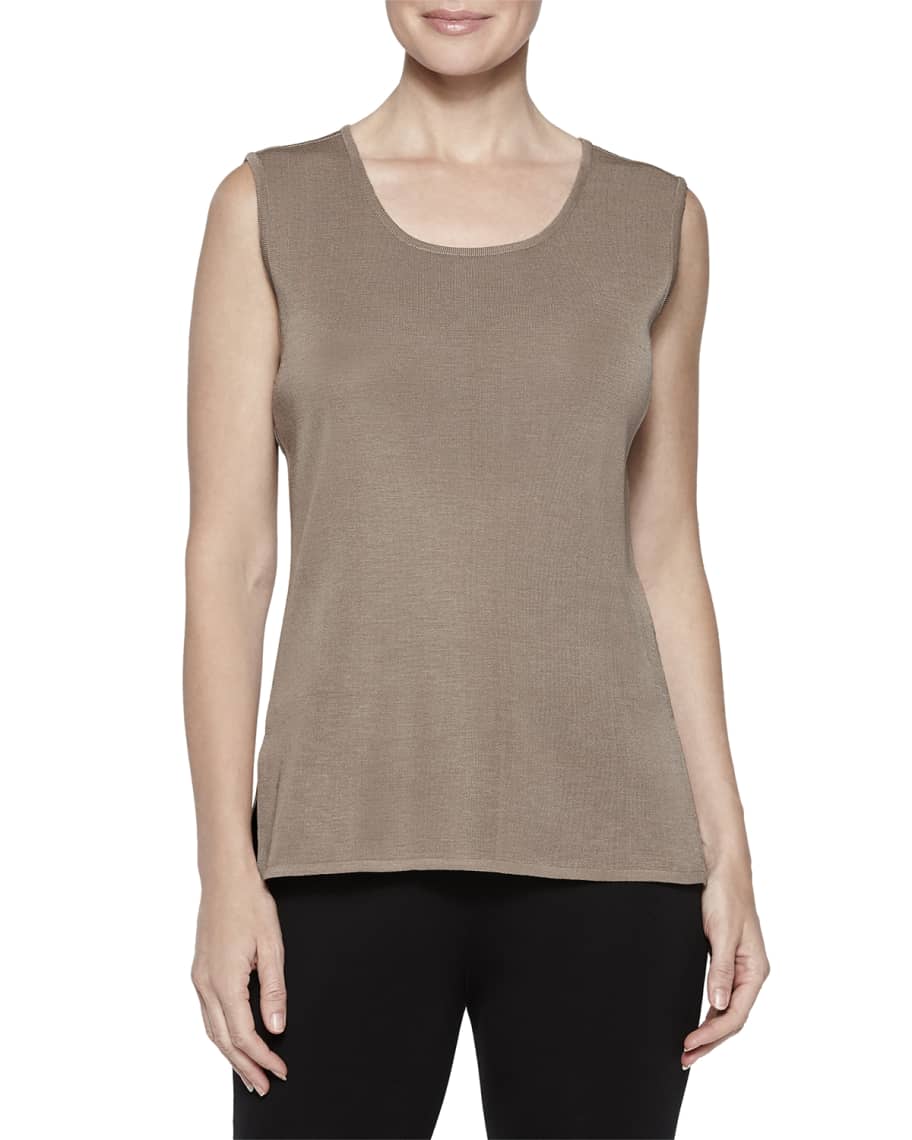 Misook Plus Size Classic Knit Tank | Neiman Marcus