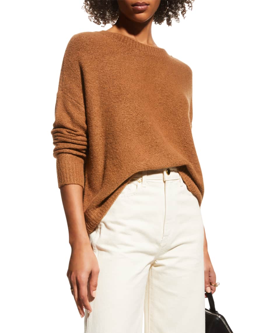 Alice + Olivia Roma Boucle Pullover Sweater | Neiman Marcus