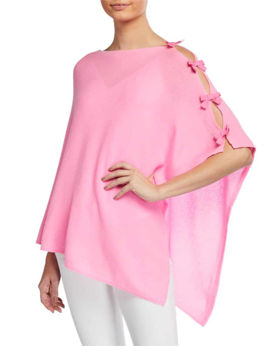 Lilly Pulitzer Harp Cashmere Wrap with Bows | Neiman Marcus