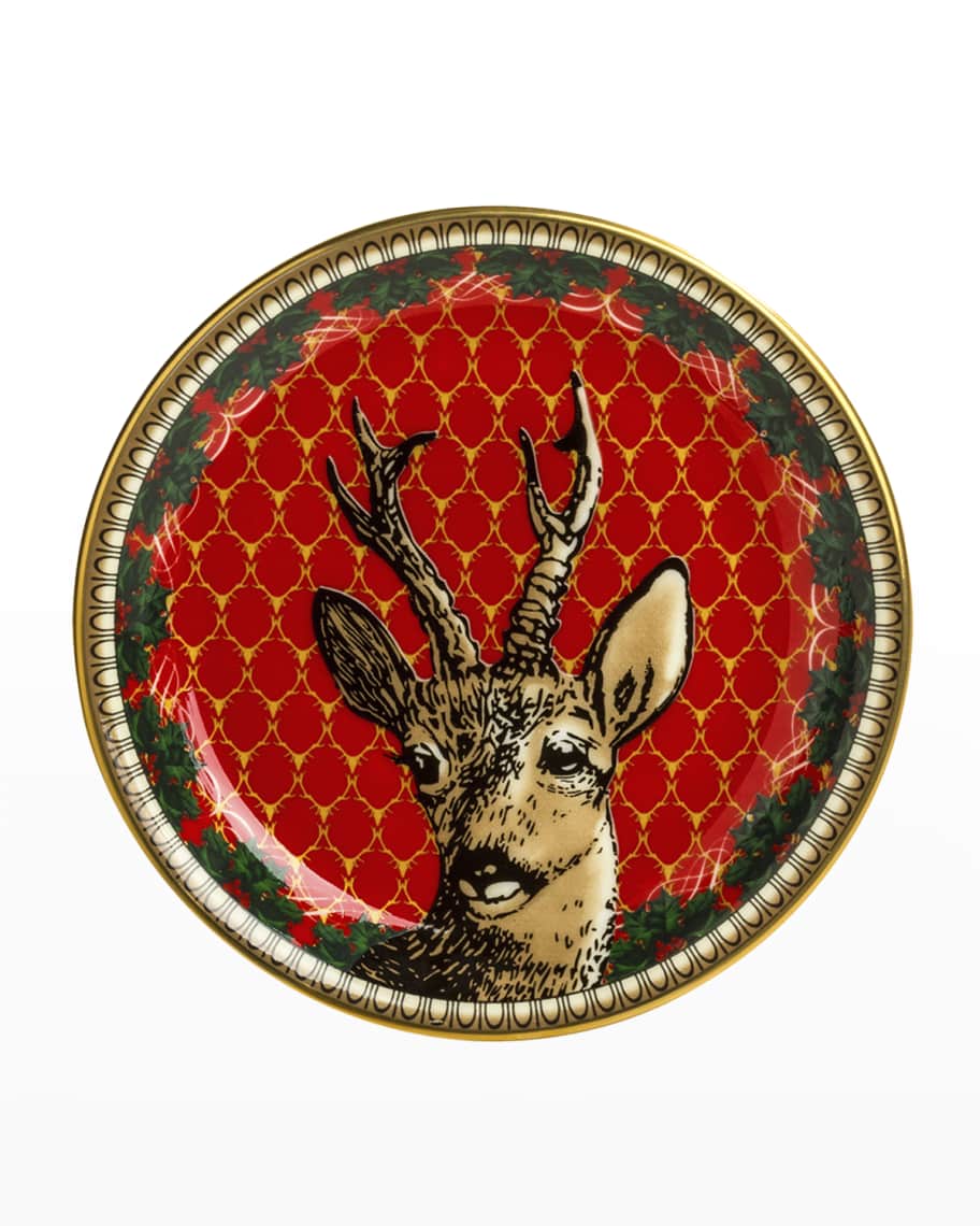 Halcyon Days Antler Trellis & Stag Coasters, Set of 4 | Neiman Marcus