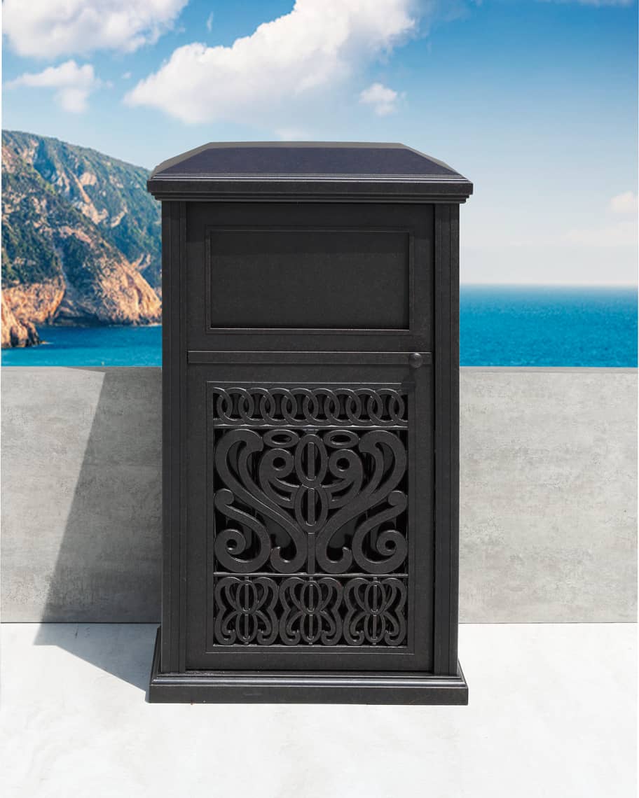 Hanamint Tuscany Indoor/Outdoor Trash Receptacle With Liner | Neiman Marcus