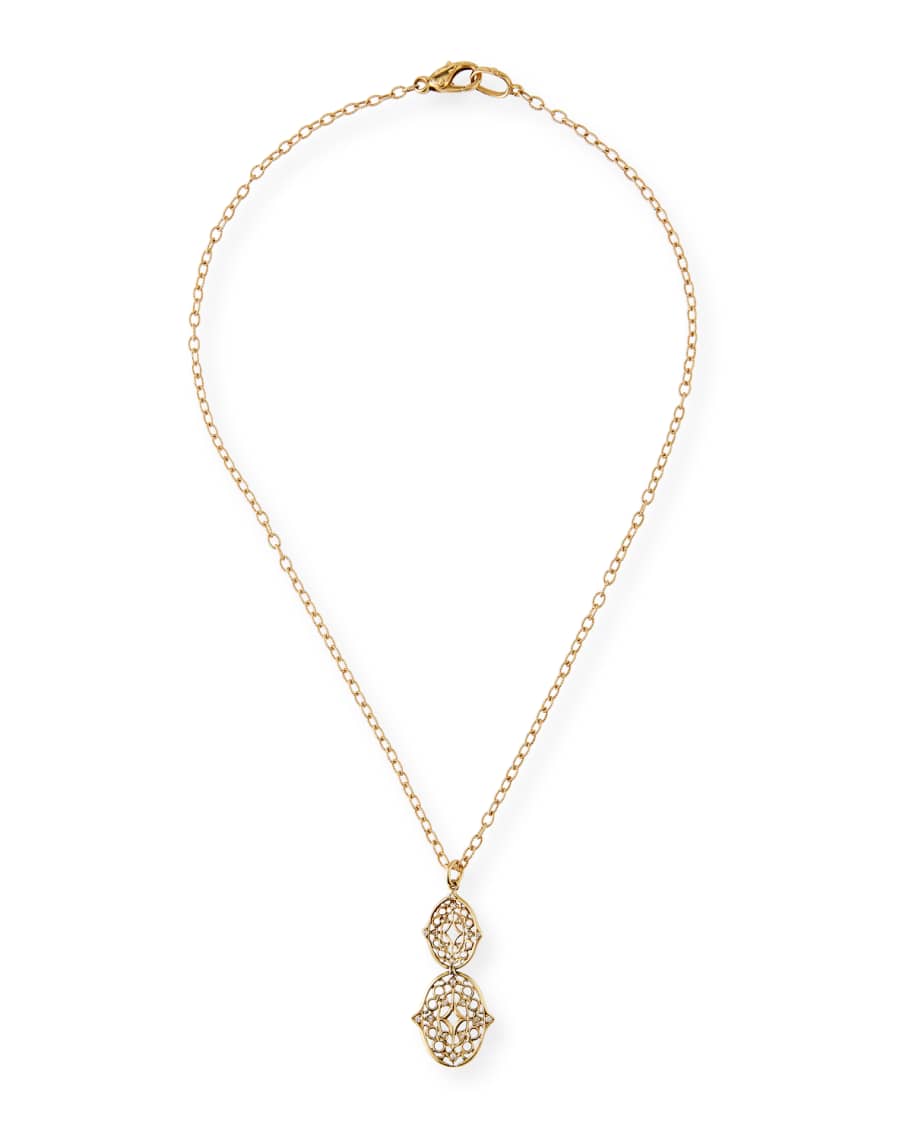 Loree Rodkin 18k Diamond Double-Pendant Necklace | Neiman Marcus