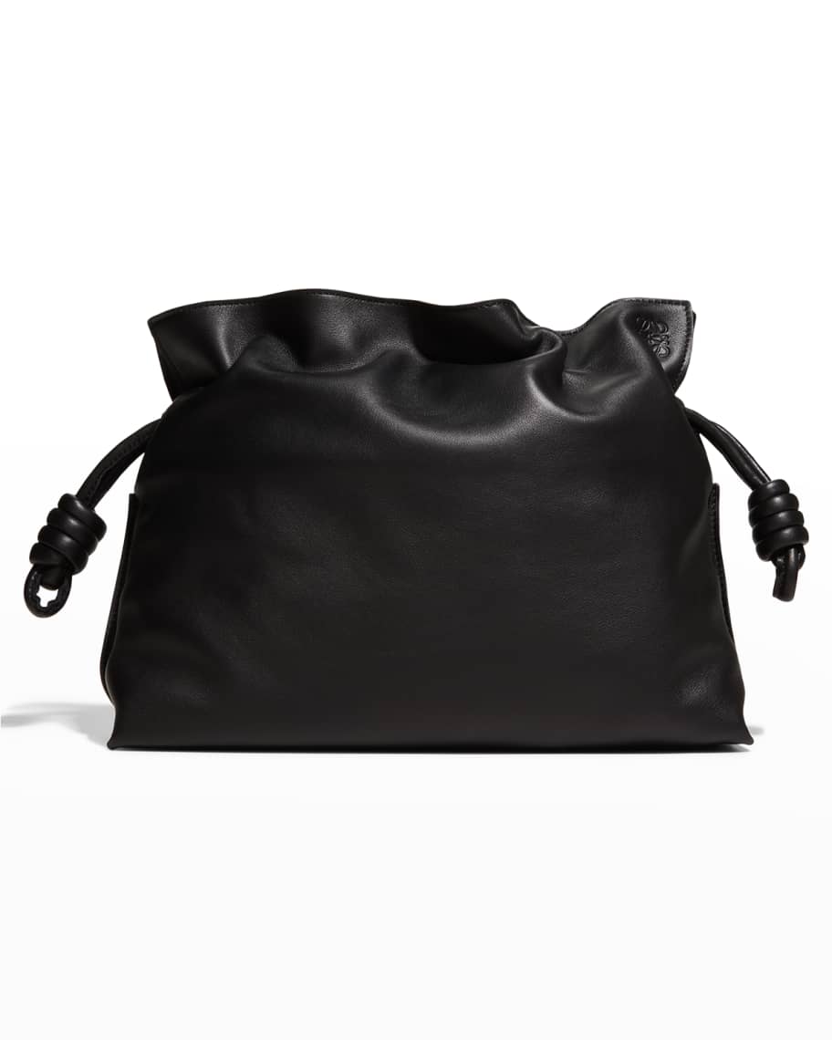 Loewe Flamenco Drawstring Knot Clutch Bag | Neiman Marcus