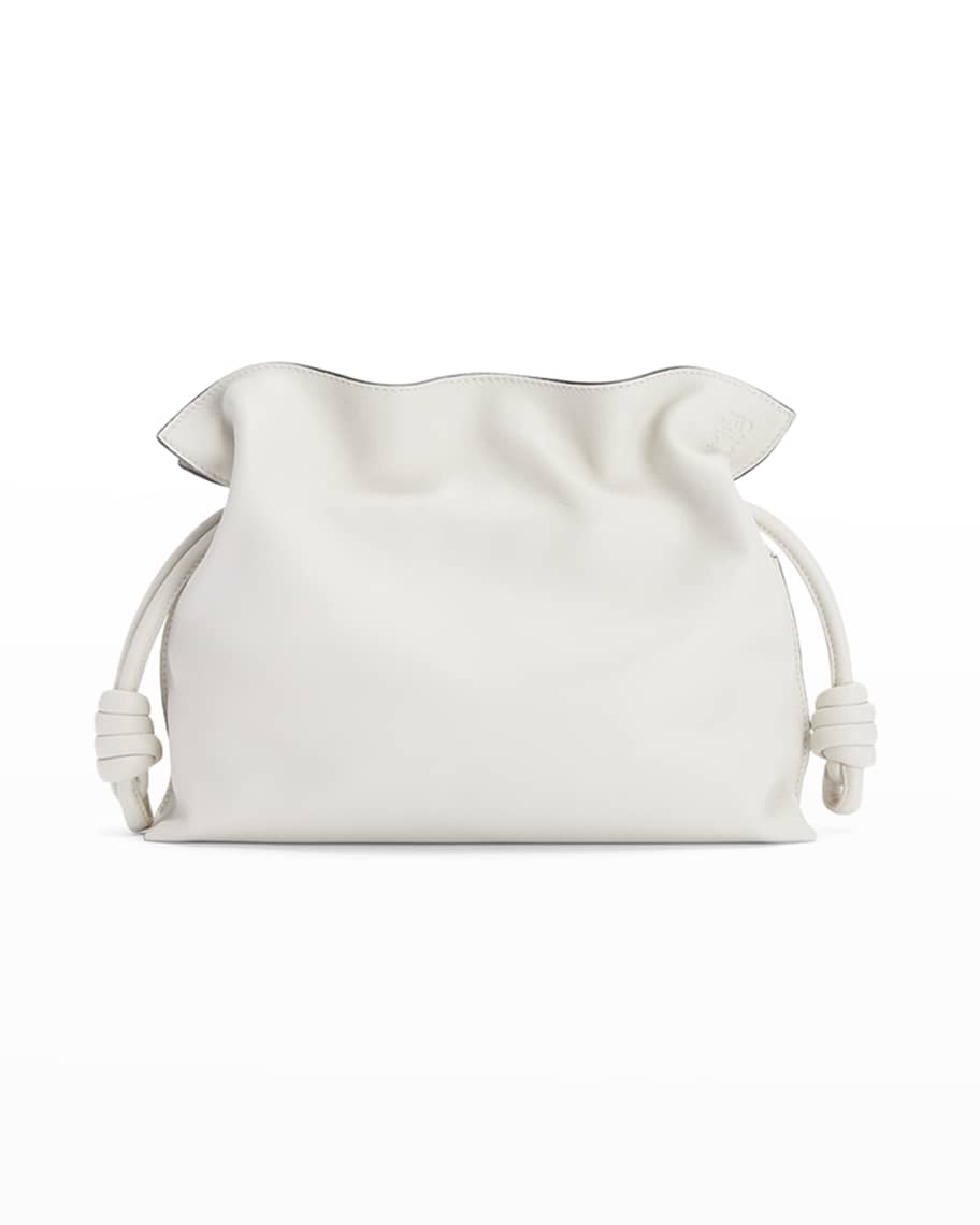 Loewe Flamenco Drawstring Knot Clutch Bag | Neiman Marcus