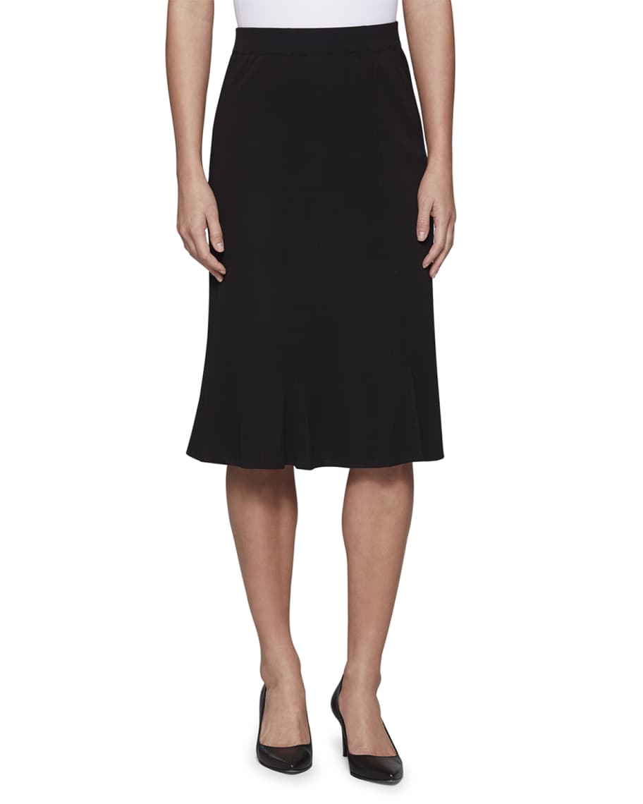 Misook Plus Size 27" Gored Skirt | Neiman Marcus