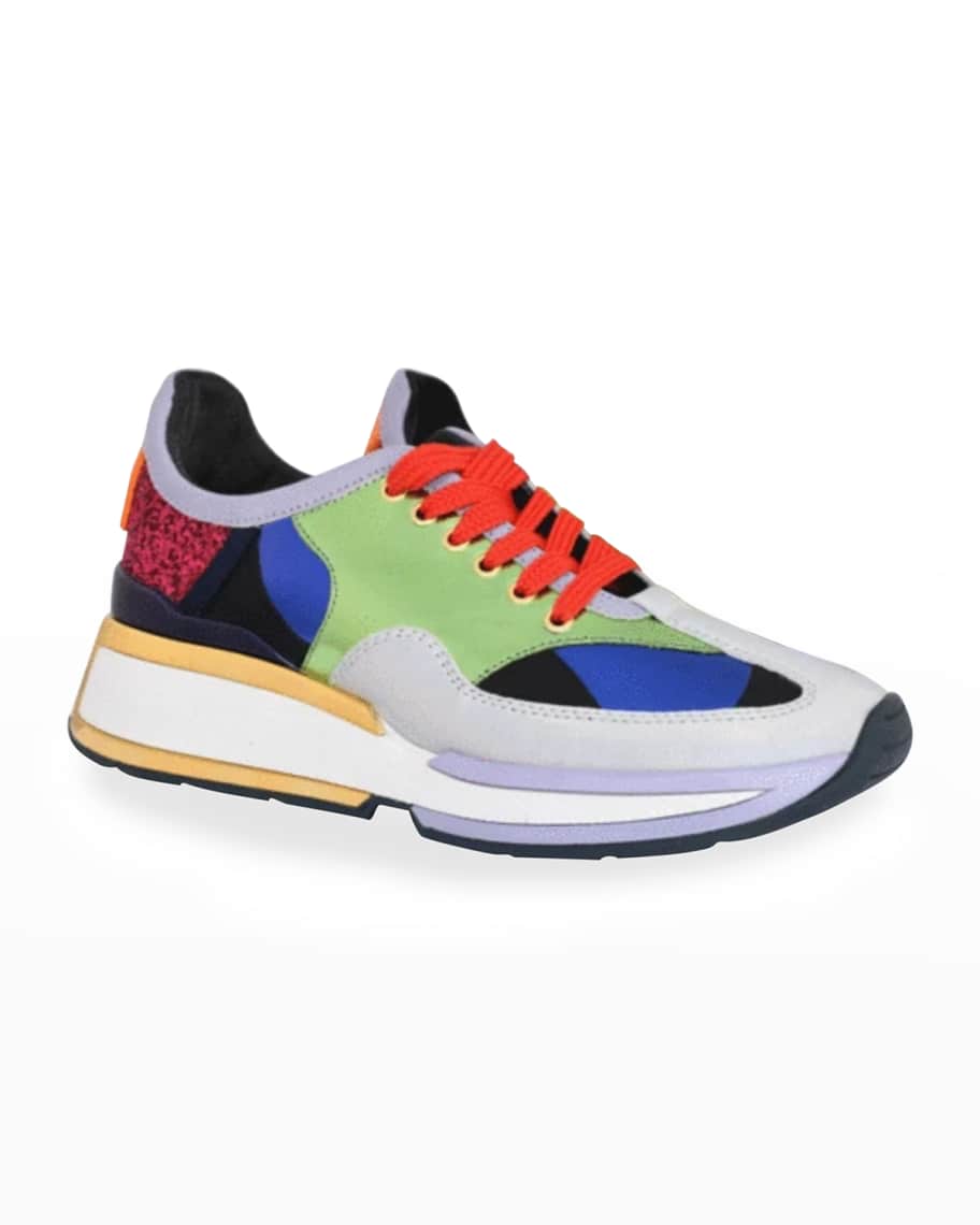 Kat Maconie Marianne Colorblock Trainer Sneakers | Neiman Marcus
