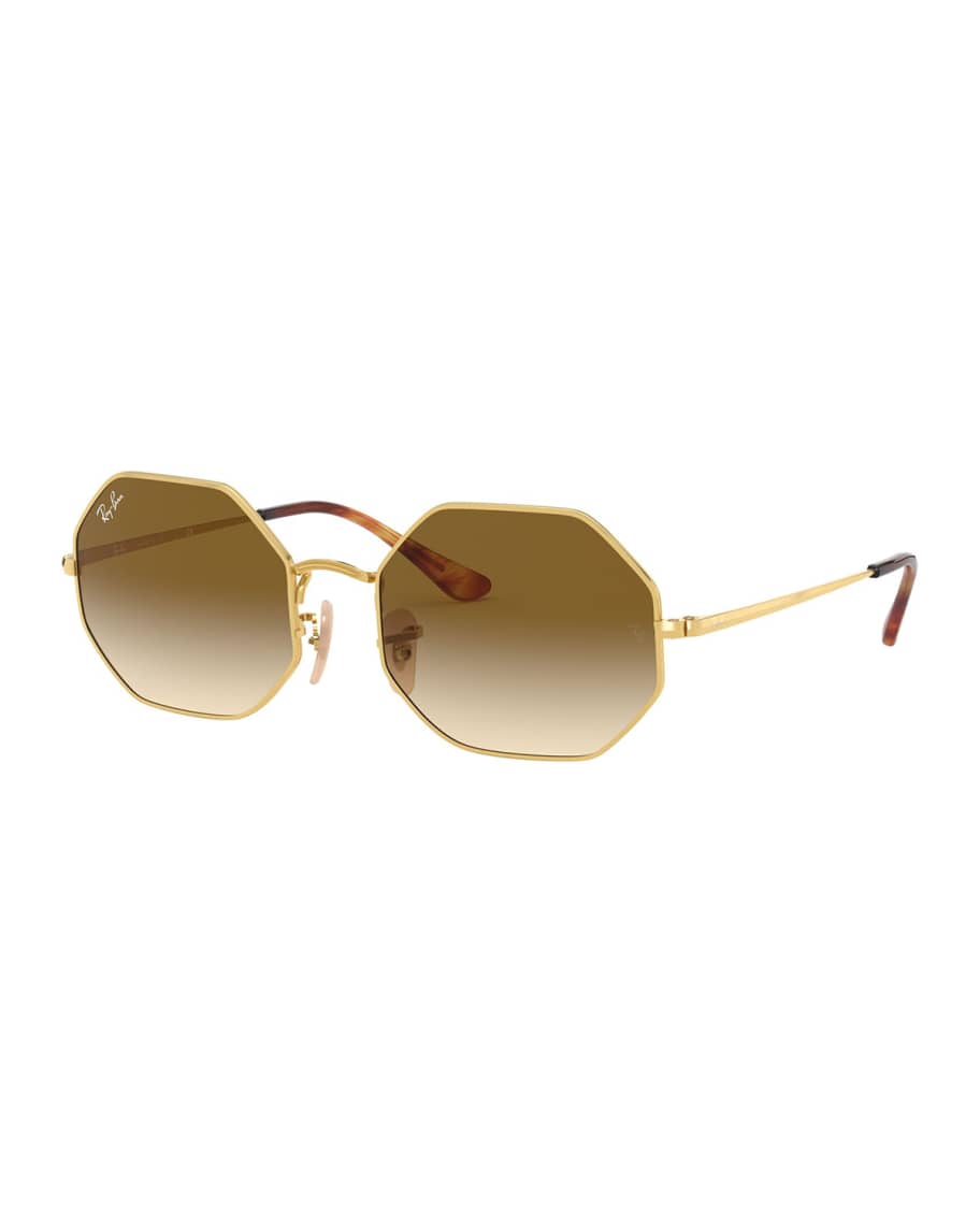 Ray-Ban Octagonal Metal Sunglasses | Neiman Marcus