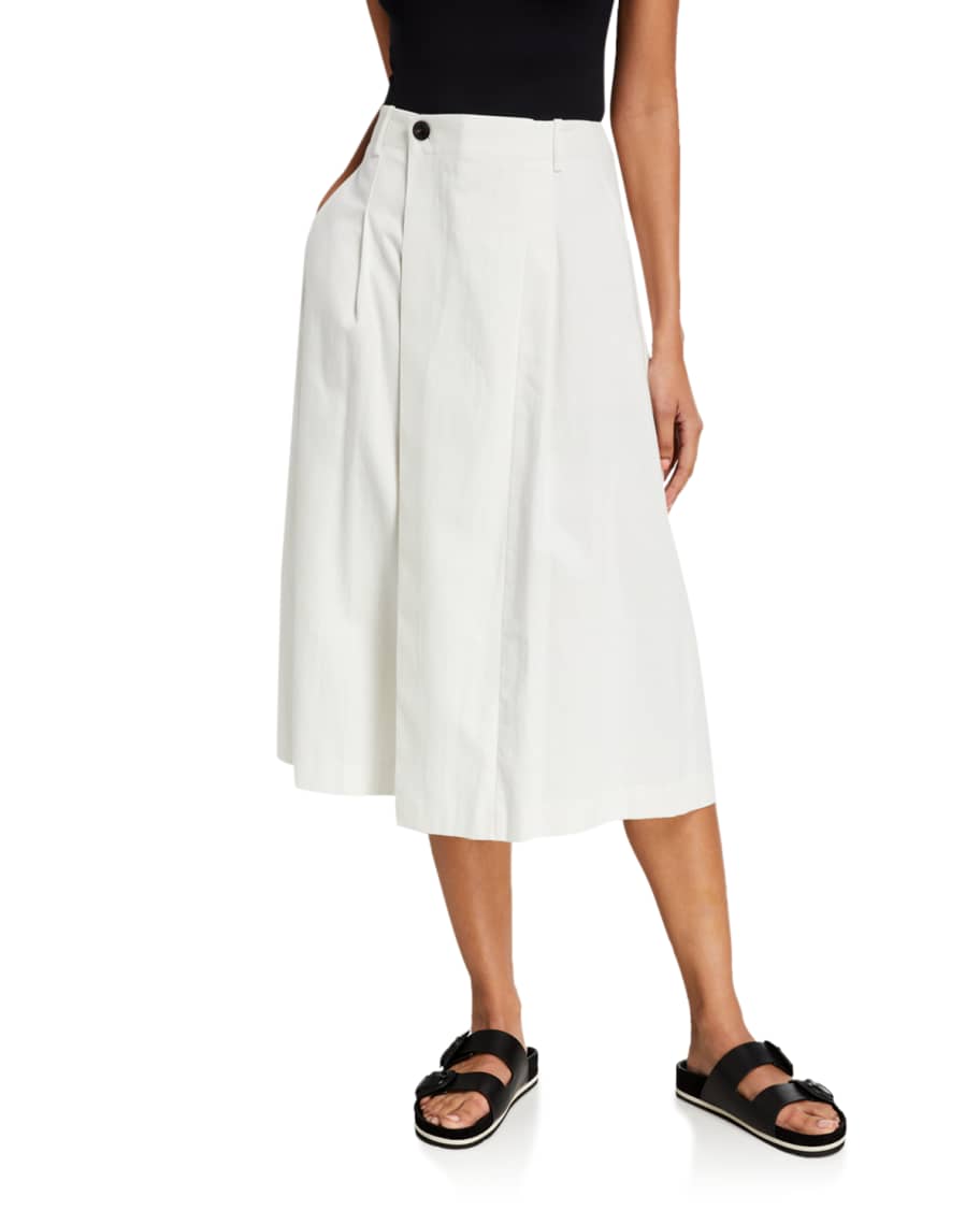 Vince Cross-Front Culottes | Neiman Marcus