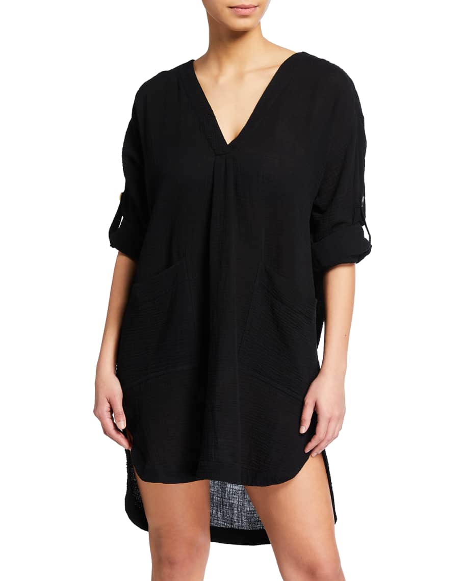 Seafolly Aloha Essential Coverup Dress | Neiman Marcus