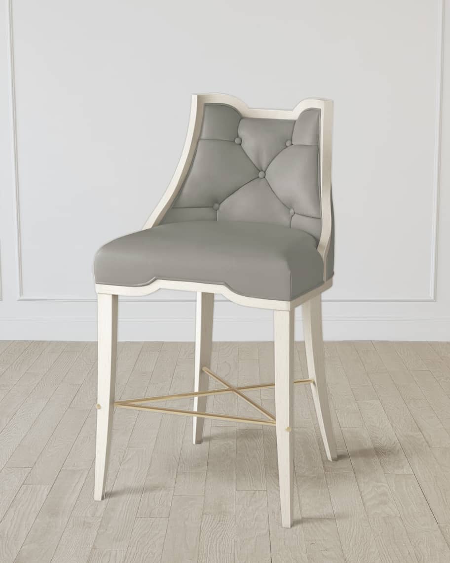 William D. Scott for Global Views Logan Antique White/Chesterfield Gray ...