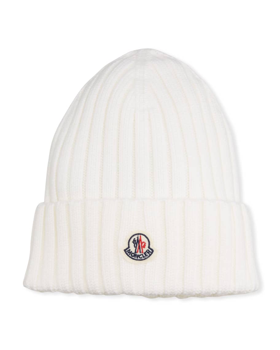 Moncler Wool Ribbed Beanie | Neiman Marcus