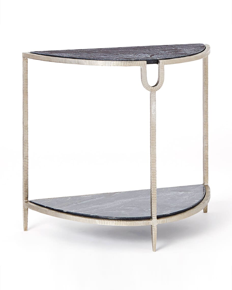 William D. Scott for Global Views Demilune Side Table | Neiman Marcus