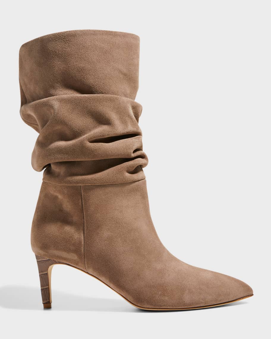 Paris Texas 60mm Slouchy Suede Boots | Neiman Marcus