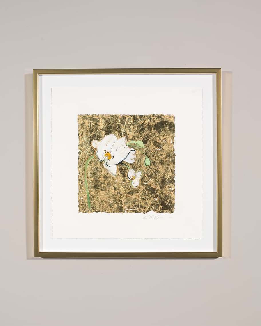 RFA Fine Art "Gold and Orchid" Art Print by Robert Robinson | Neiman Marcus