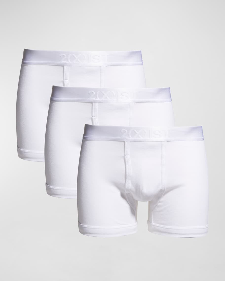 2Xist Men's 3-Pack Pima Cotton Boxer Briefs | Neiman Marcus
