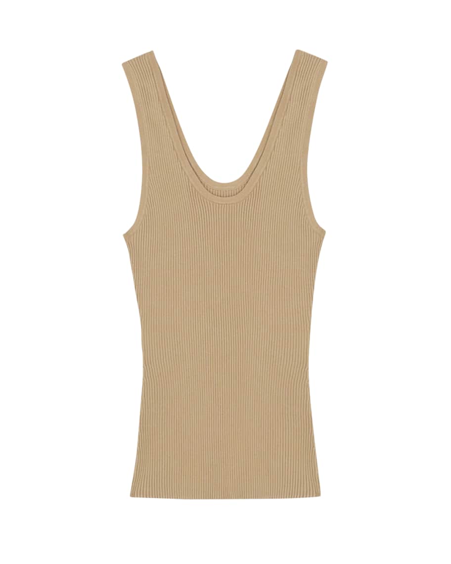 Nanushka Arti Ribbed Tank | Neiman Marcus