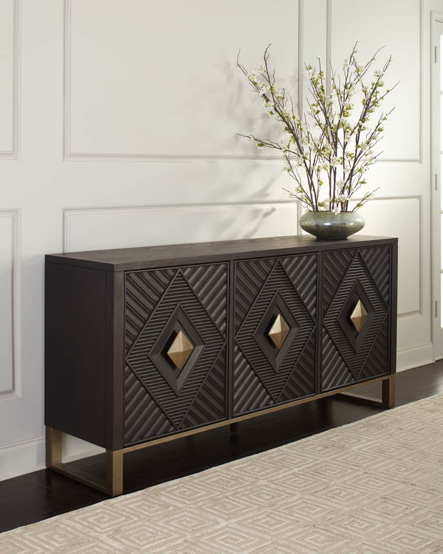 Diamond Floating Console | Neiman Marcus
