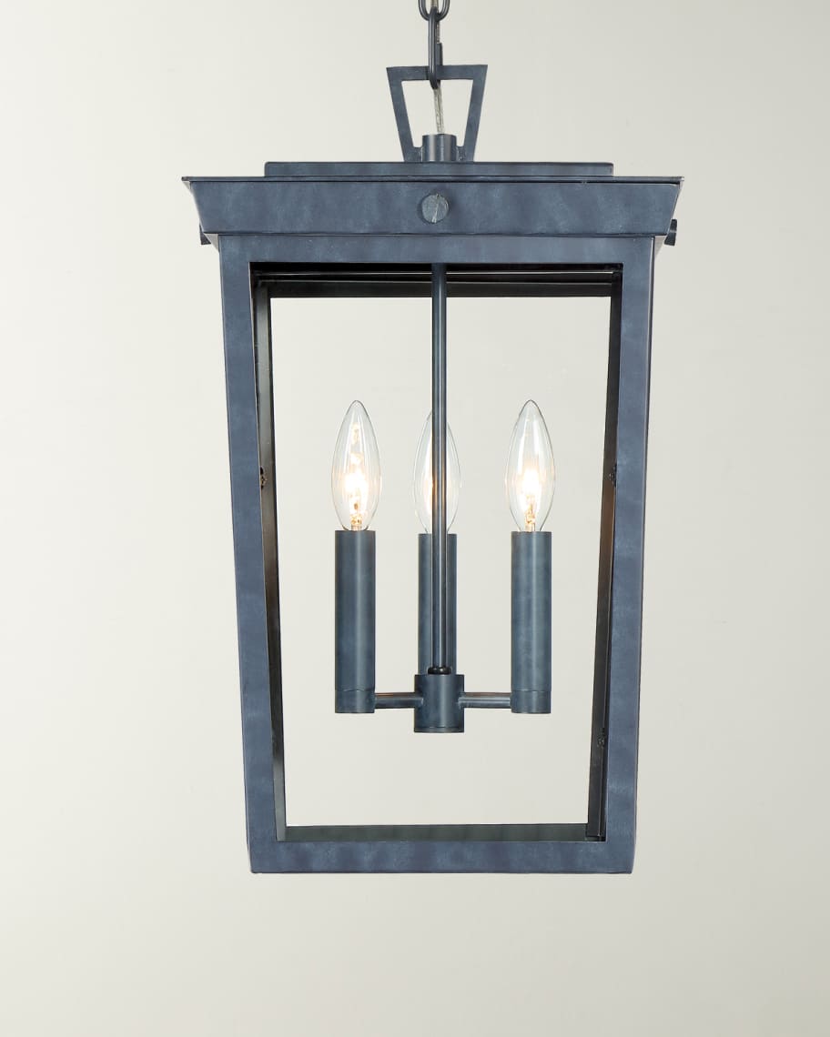 Crystorama Belmont 3-Light Graphite Outdoor Chandelier | Neiman Marcus
