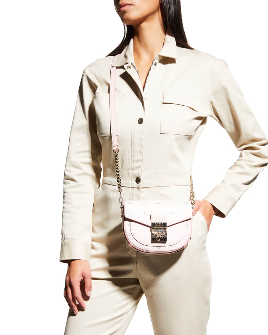 MCM Patricia Mini Visetos Crossbody Bag | Neiman Marcus
