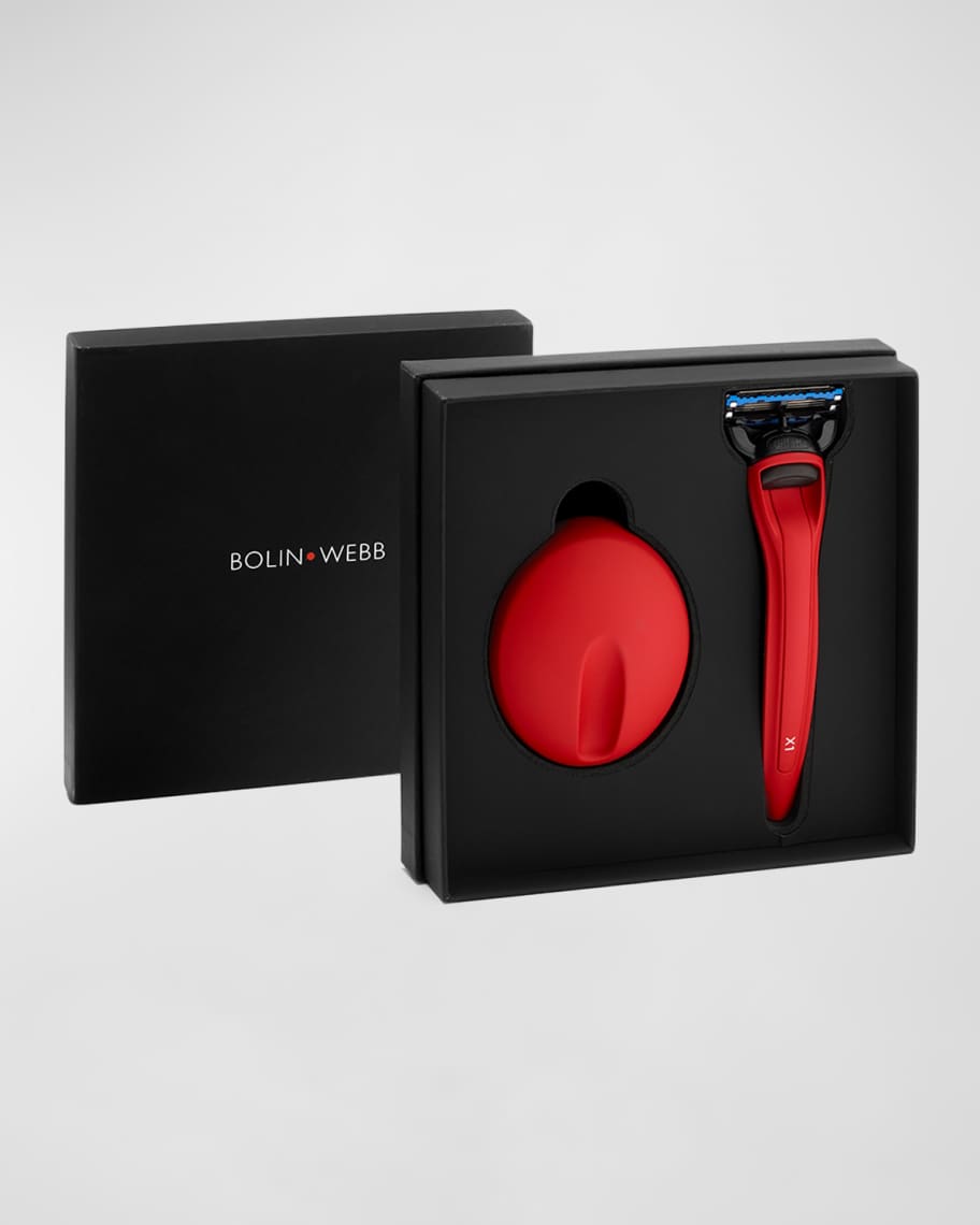 Bolin Webb Men's X1 Matte Razor and Stand Set | Neiman Marcus