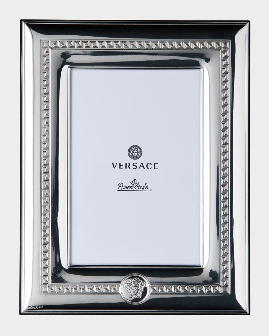 Versace Silver Plate Photo Frame, 4" x 6" | Neiman Marcus