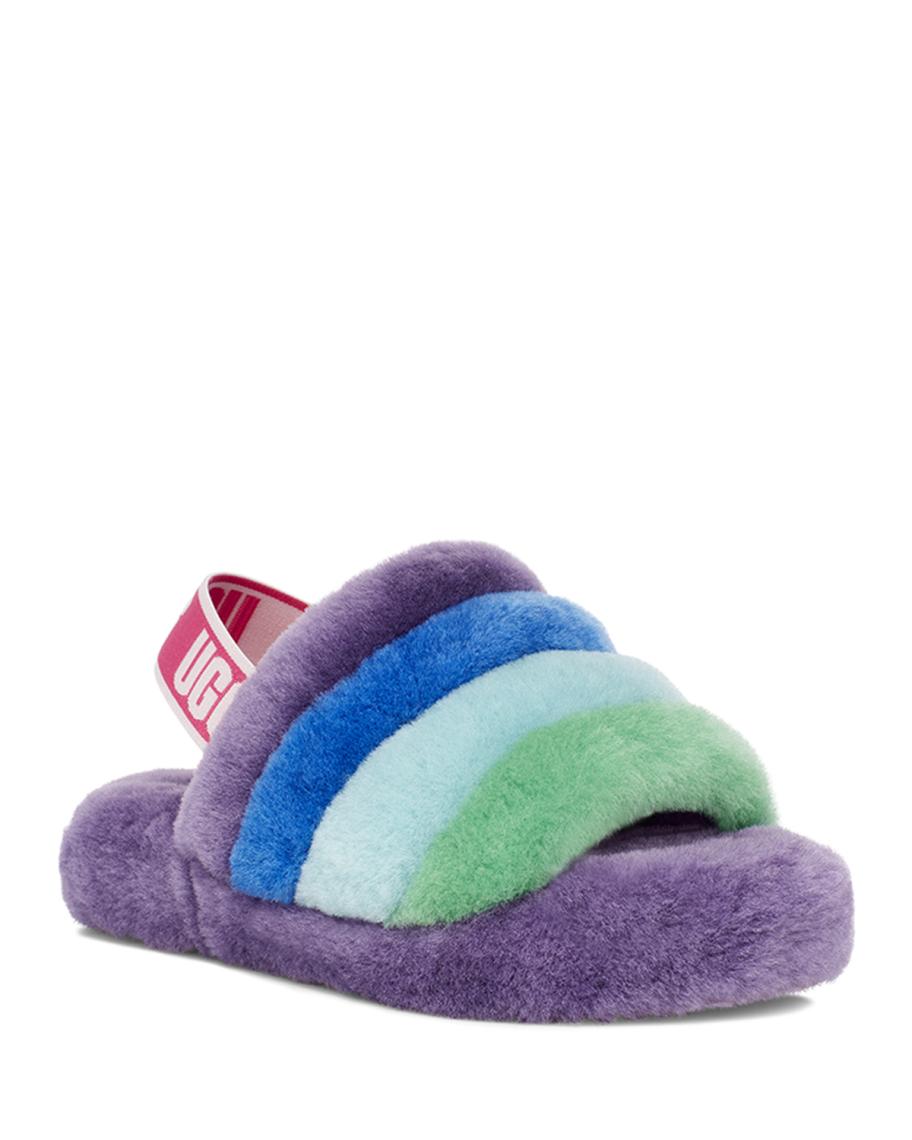 UGG Fluff Yeah Shearling Slides, Baby/Toddlers | Neiman Marcus