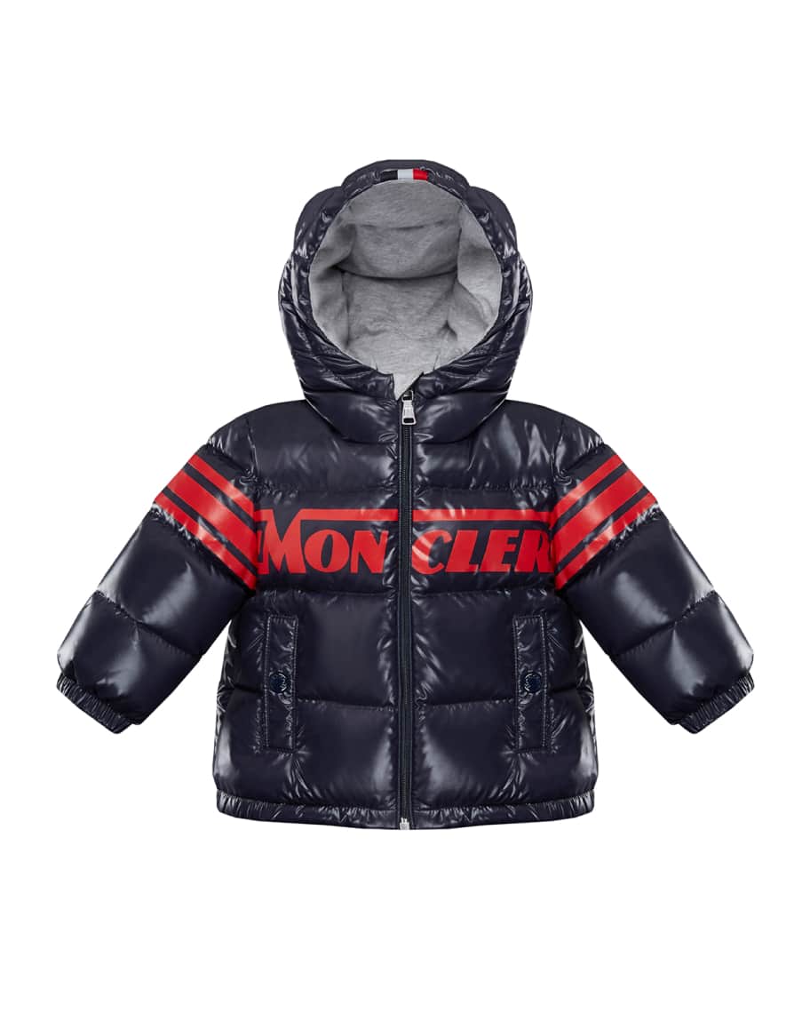 Moncler Nasse Quilted Puffer Hooded Jacket, Size 12M-3 | Neiman Marcus
