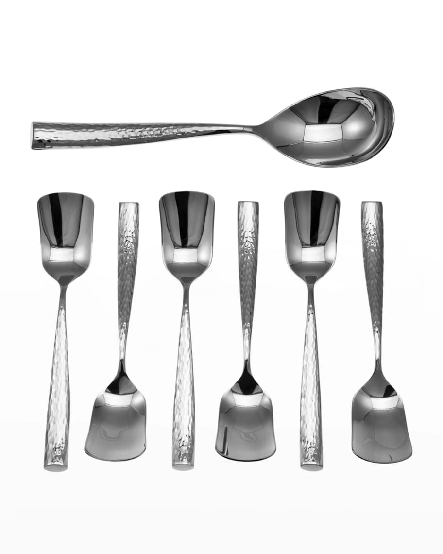 Ricci Silversmith 7-Piece Anvil Ice Cream Set | Neiman Marcus