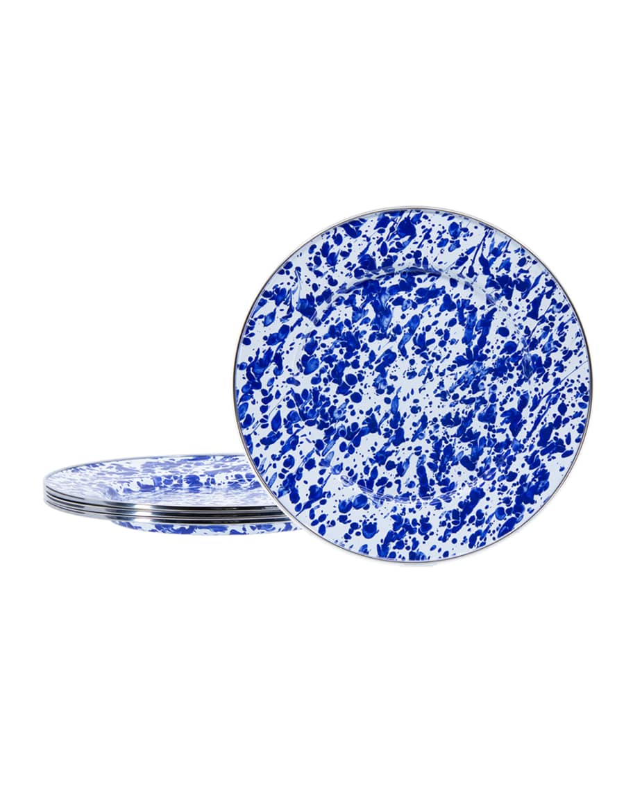Golden Rabbit Cobalt Swirl Dinner Plates, Set of 4 | Neiman Marcus