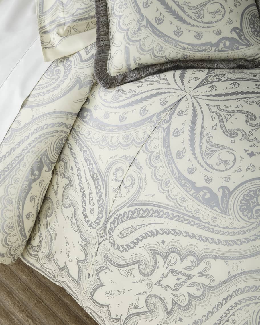Etro Poisson Quilted King Duvet Set | Neiman Marcus