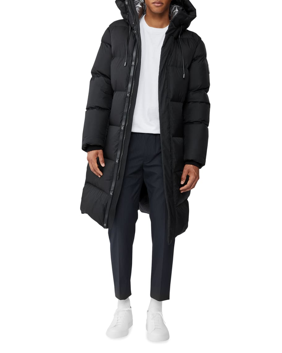 Mackage Men's Elio Knee-Length Puffer Coat | Neiman Marcus