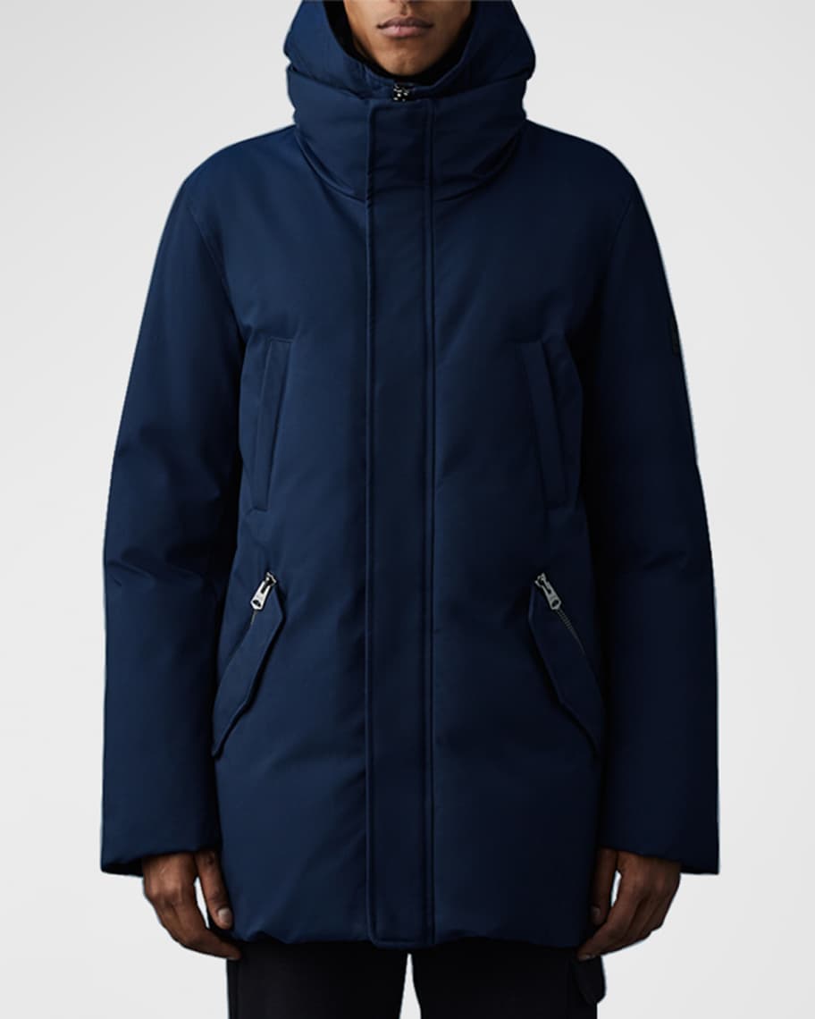 Mackage Men's Edward Down Hooded Jacket | Neiman Marcus