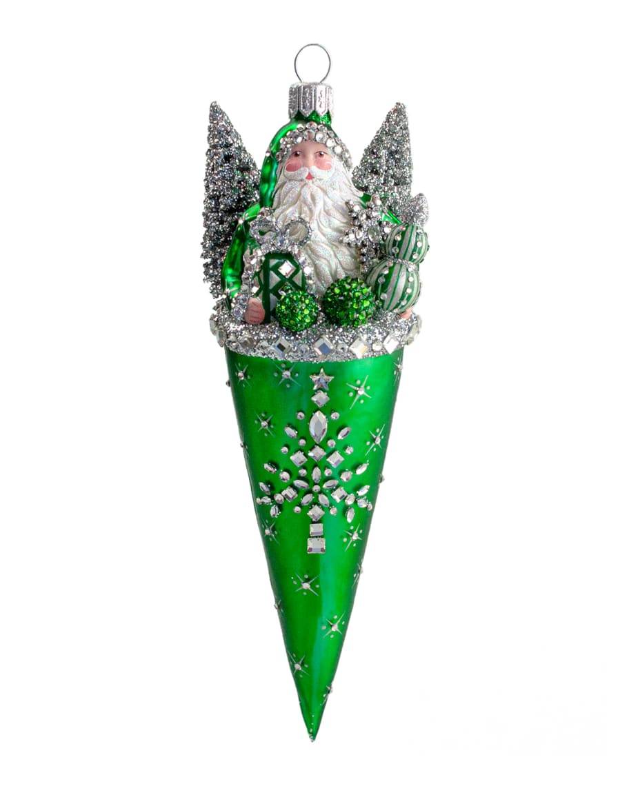 Patricia Breen Cornucopia Santa Ornament | Neiman Marcus