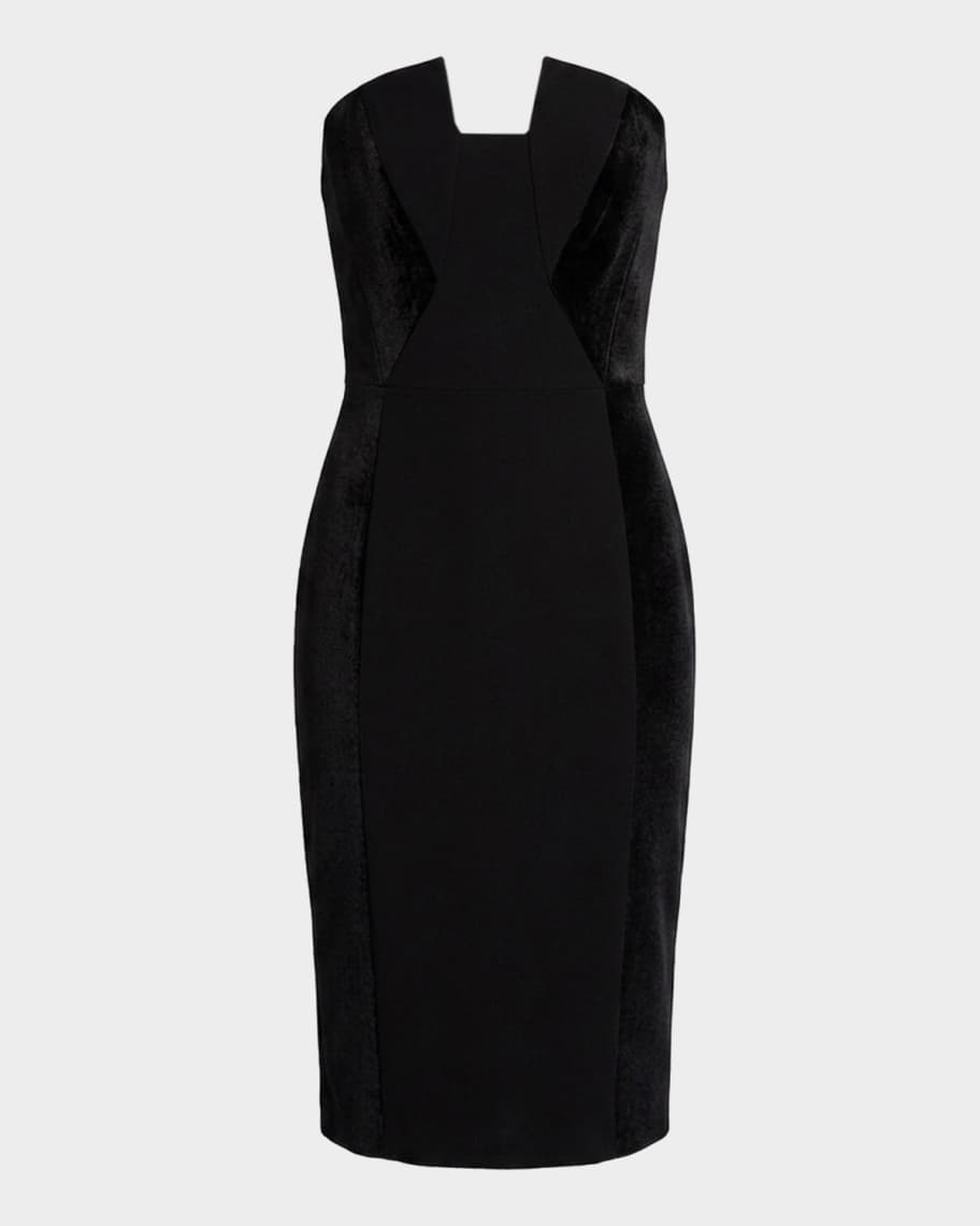 Black Halo Lena Strapless Sheath Dress | Neiman Marcus