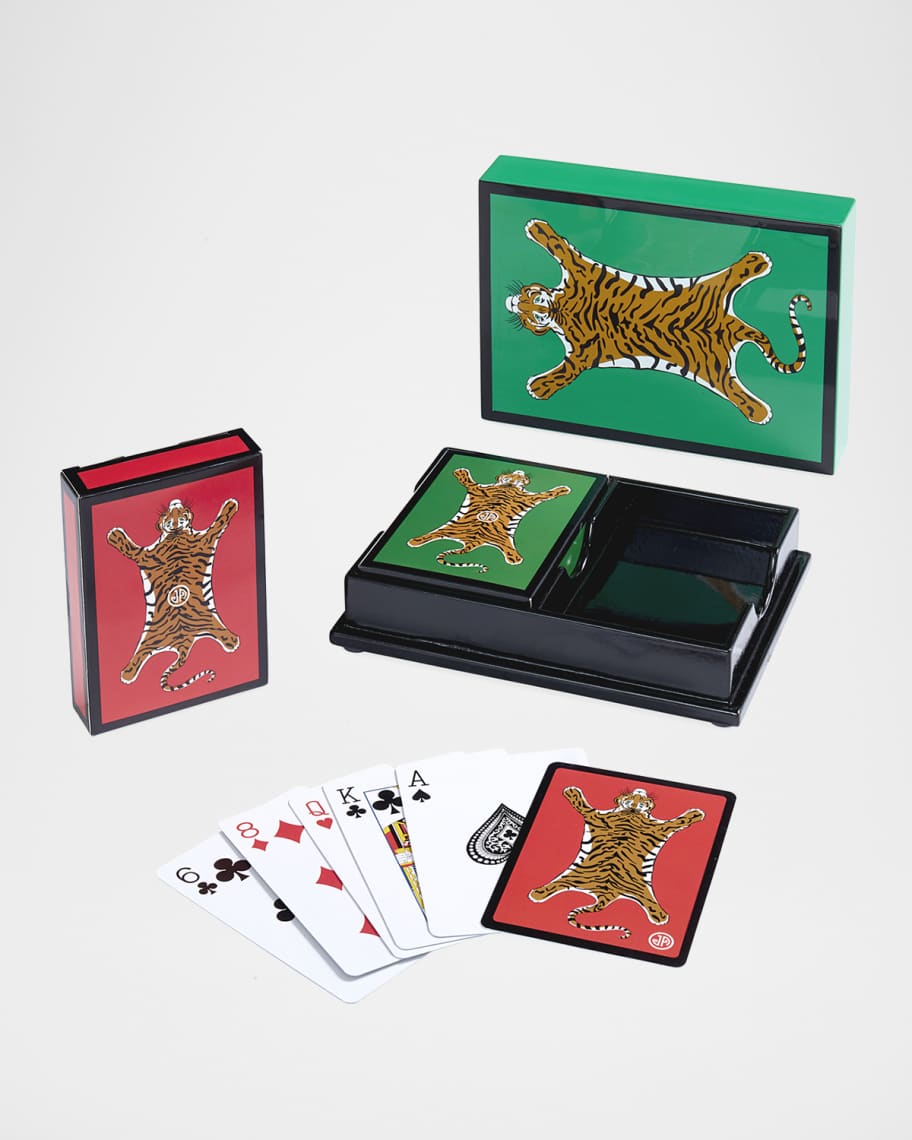 Jonathan Adler Tiger Lacquer Card Set | Neiman Marcus