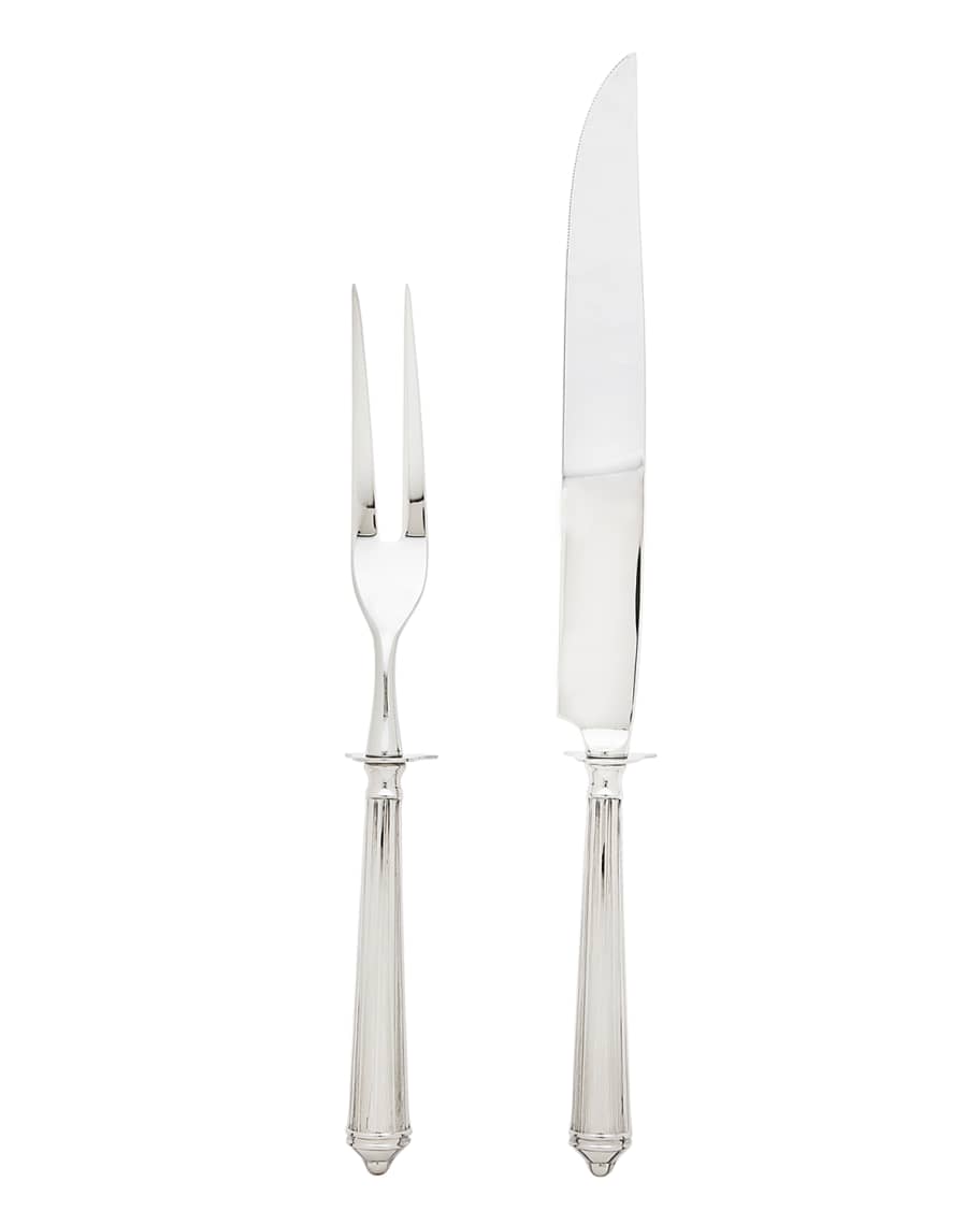 Ricci Silversmith Rialto Carving Set | Neiman Marcus