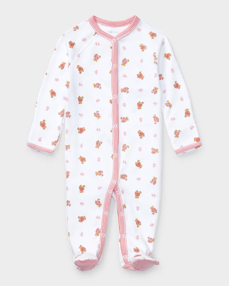Polo Ralph Lauren Printed Interlock Footie Playsuit, Size Newborn-9M ...
